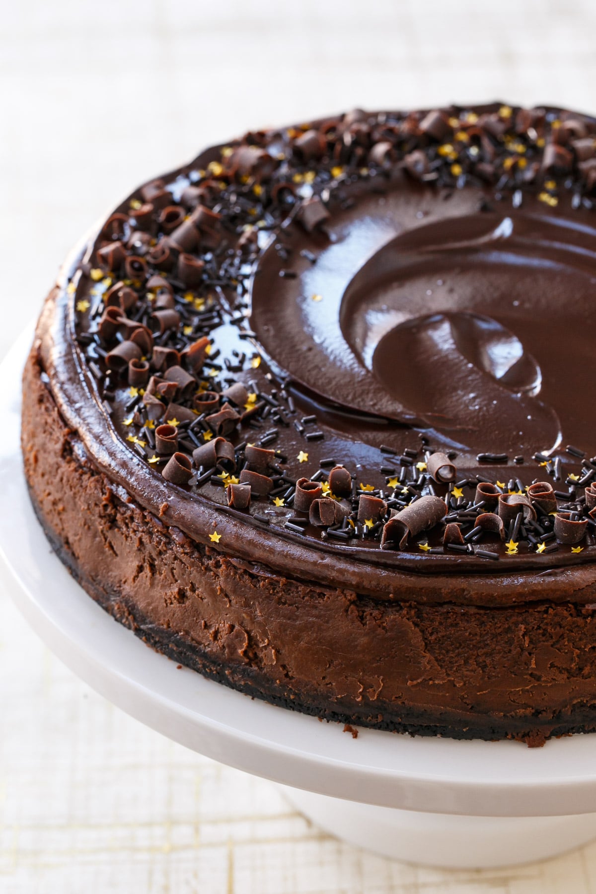 Triple Chocolate Cheesecake | Love and Olive Oil