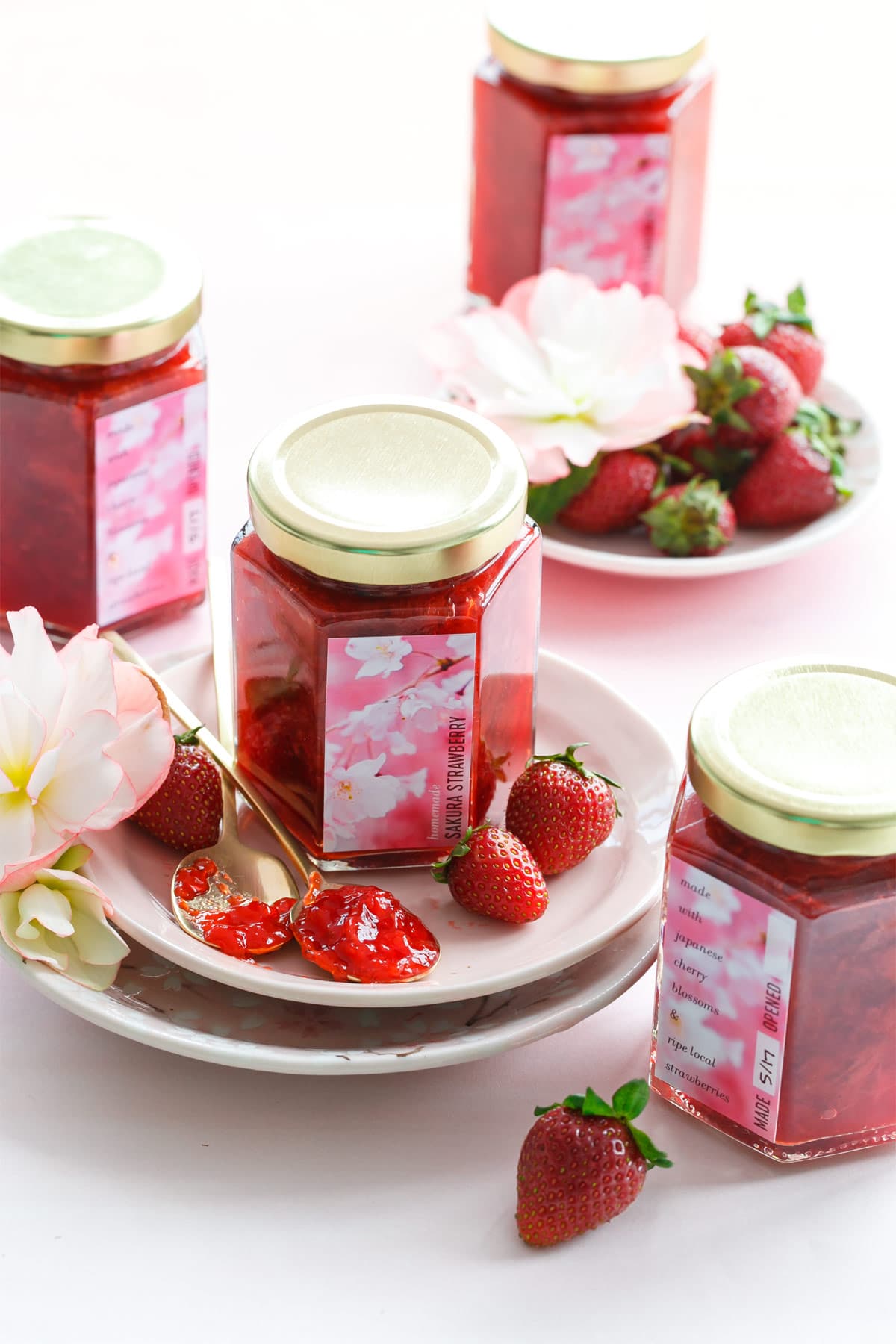 Sakura Strawberry Jam | Love and Olive Oil