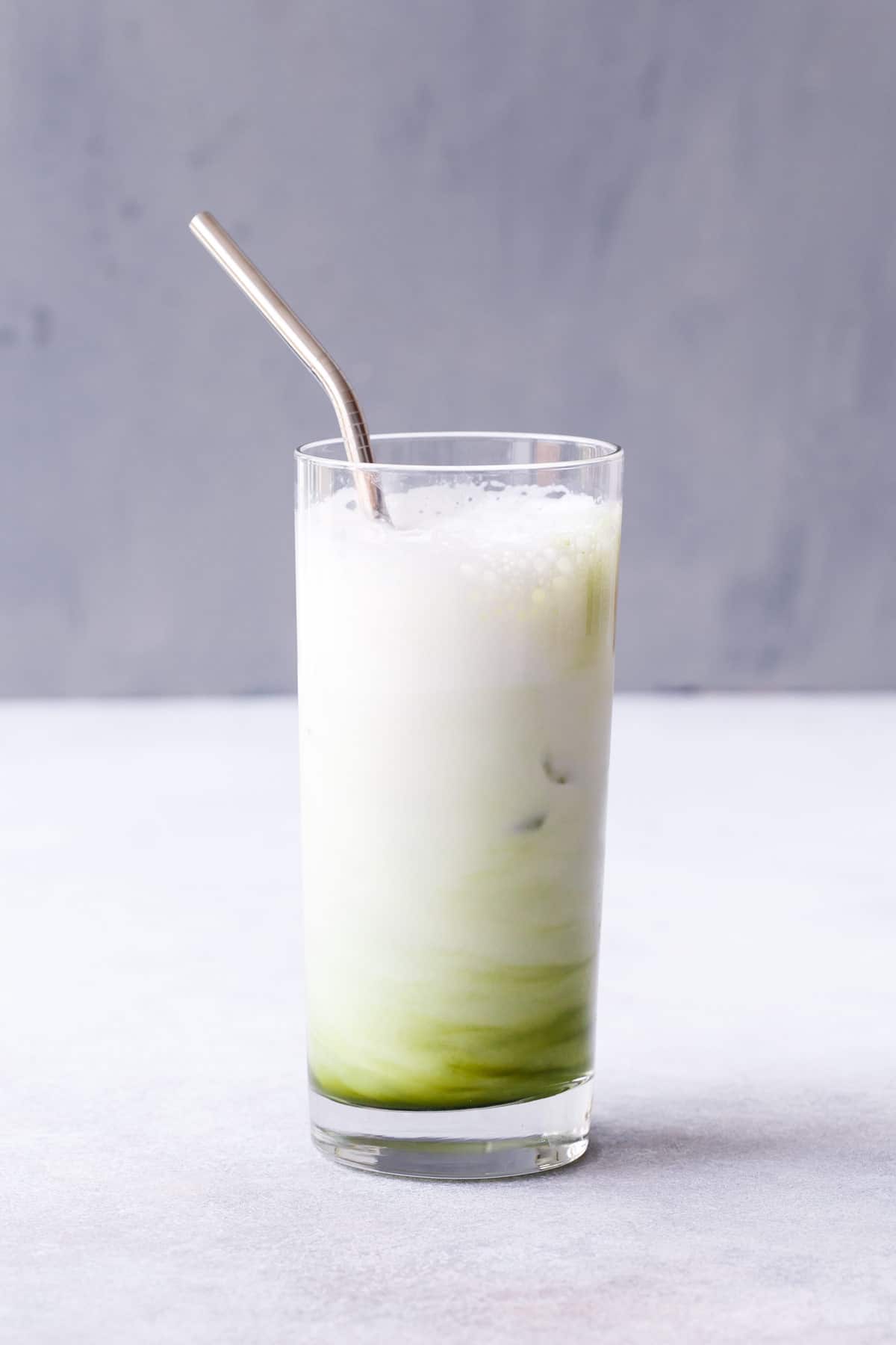 Sakura Iced Matcha Latte | Love and Olive Oil