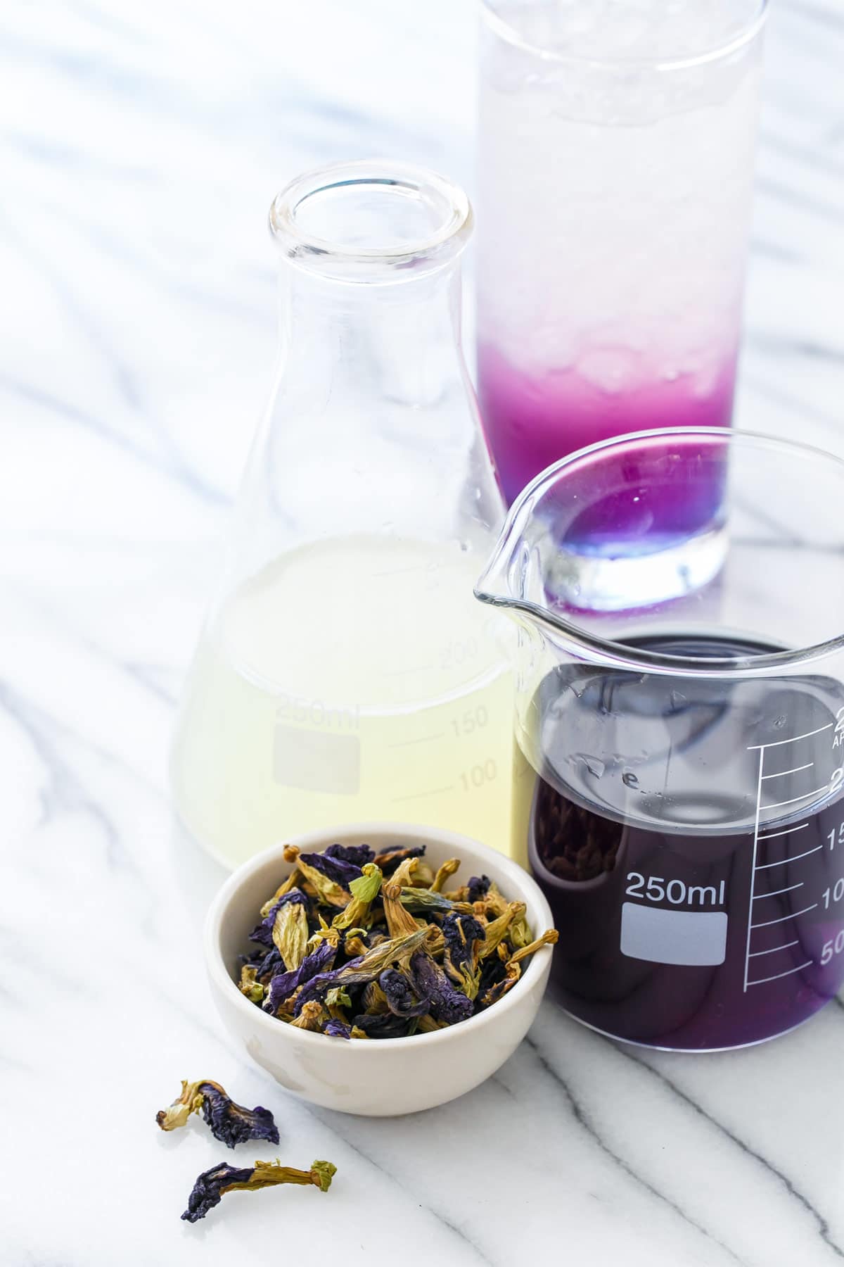 Magic Butterfly Pea Lemonade | Love and Olive Oil