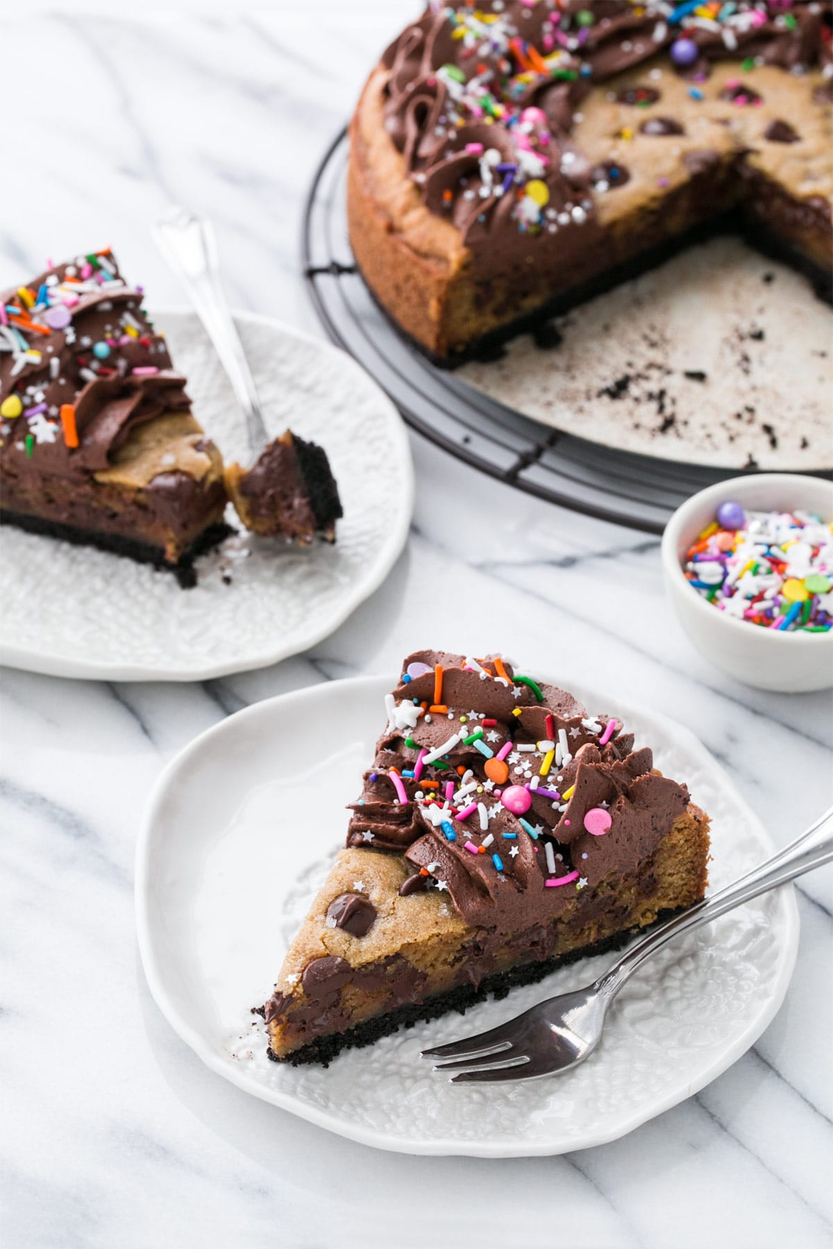 Chocolate Chip Cookie Pie | Love and Olive Oil