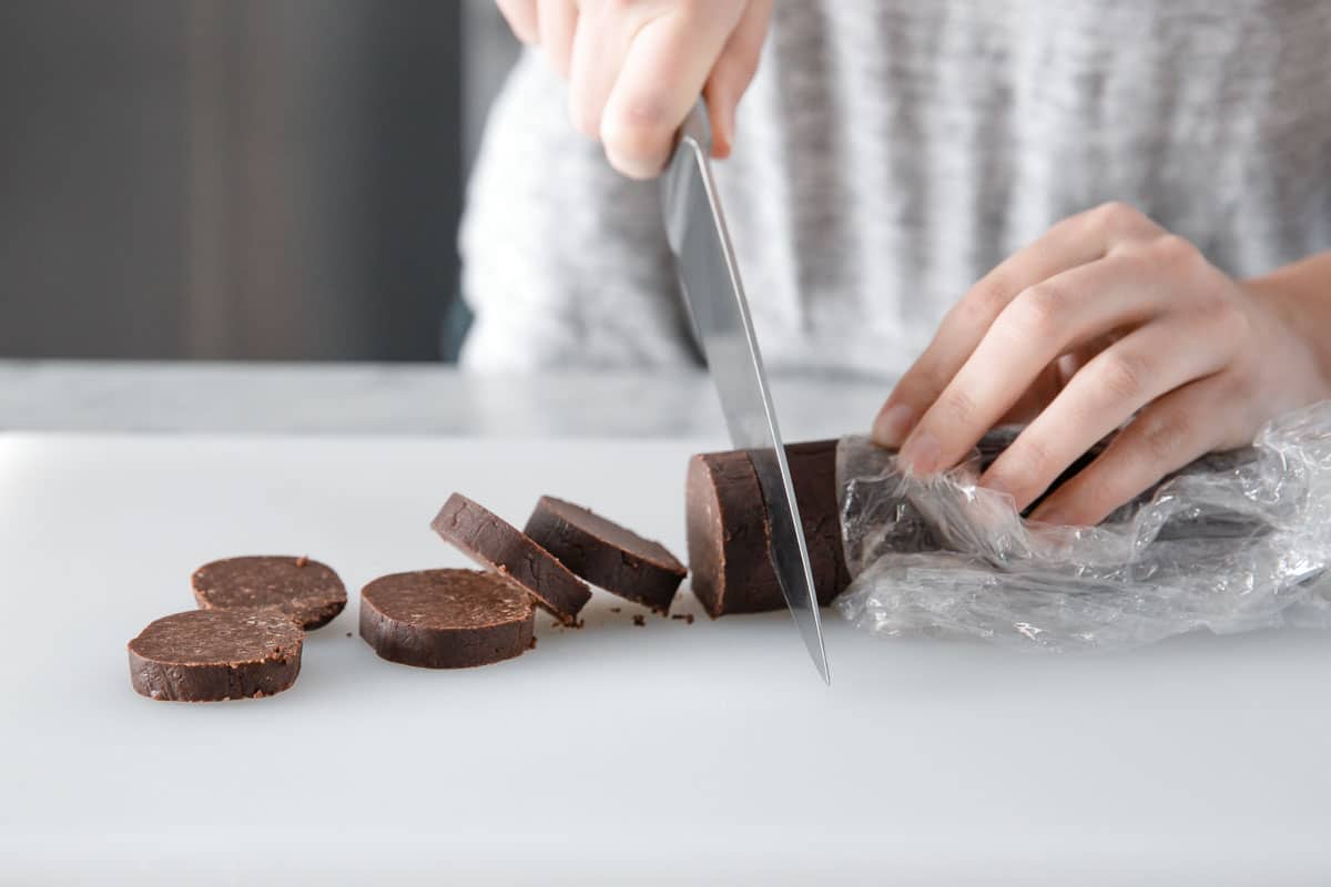 Chocolate Salt & Pepper Sable Cookies | Love and Olive Oil
