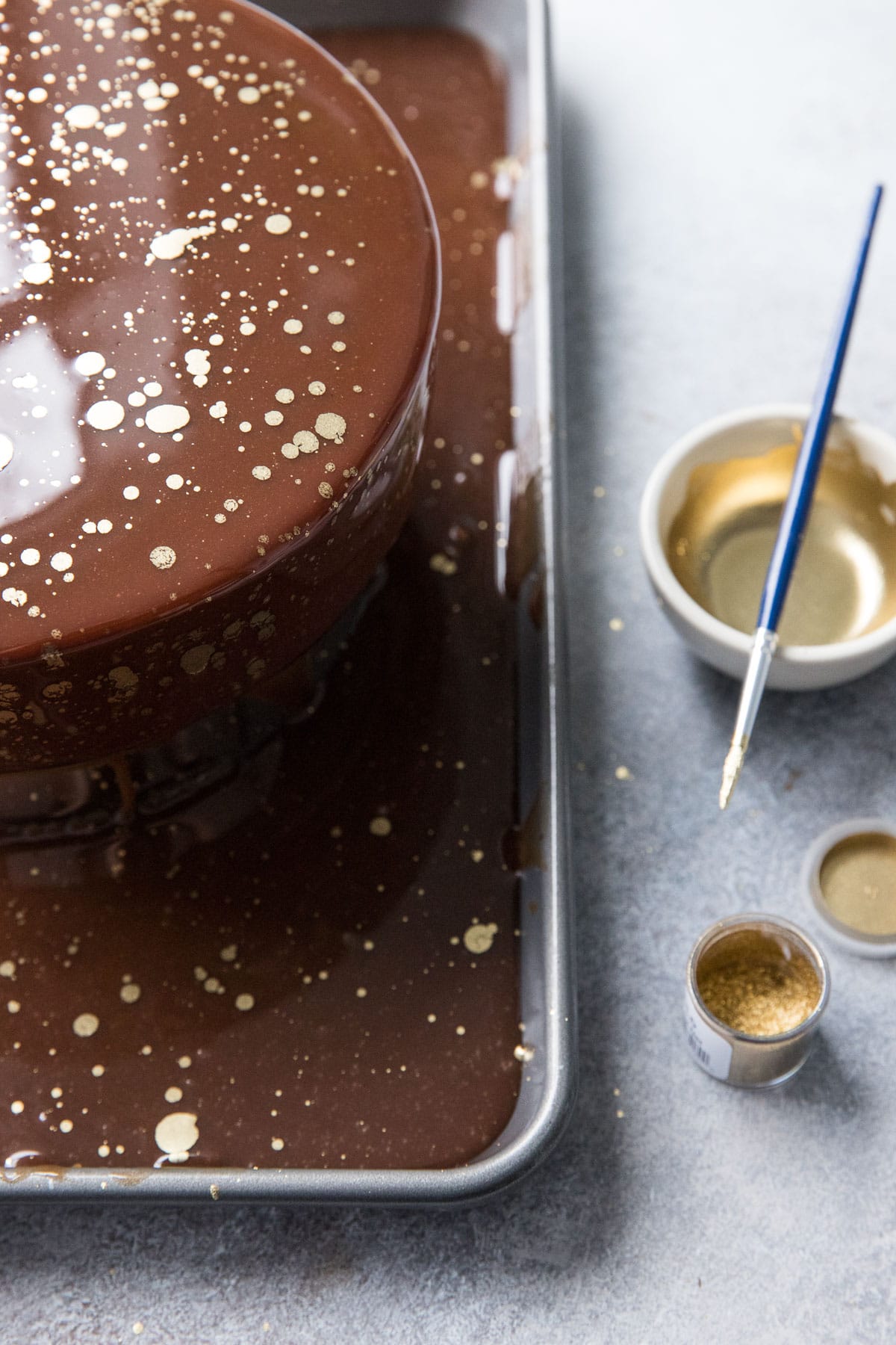 Nutella Brownie Mousse Cake with Milk Chocolate Mirror Glaze | Love and ...