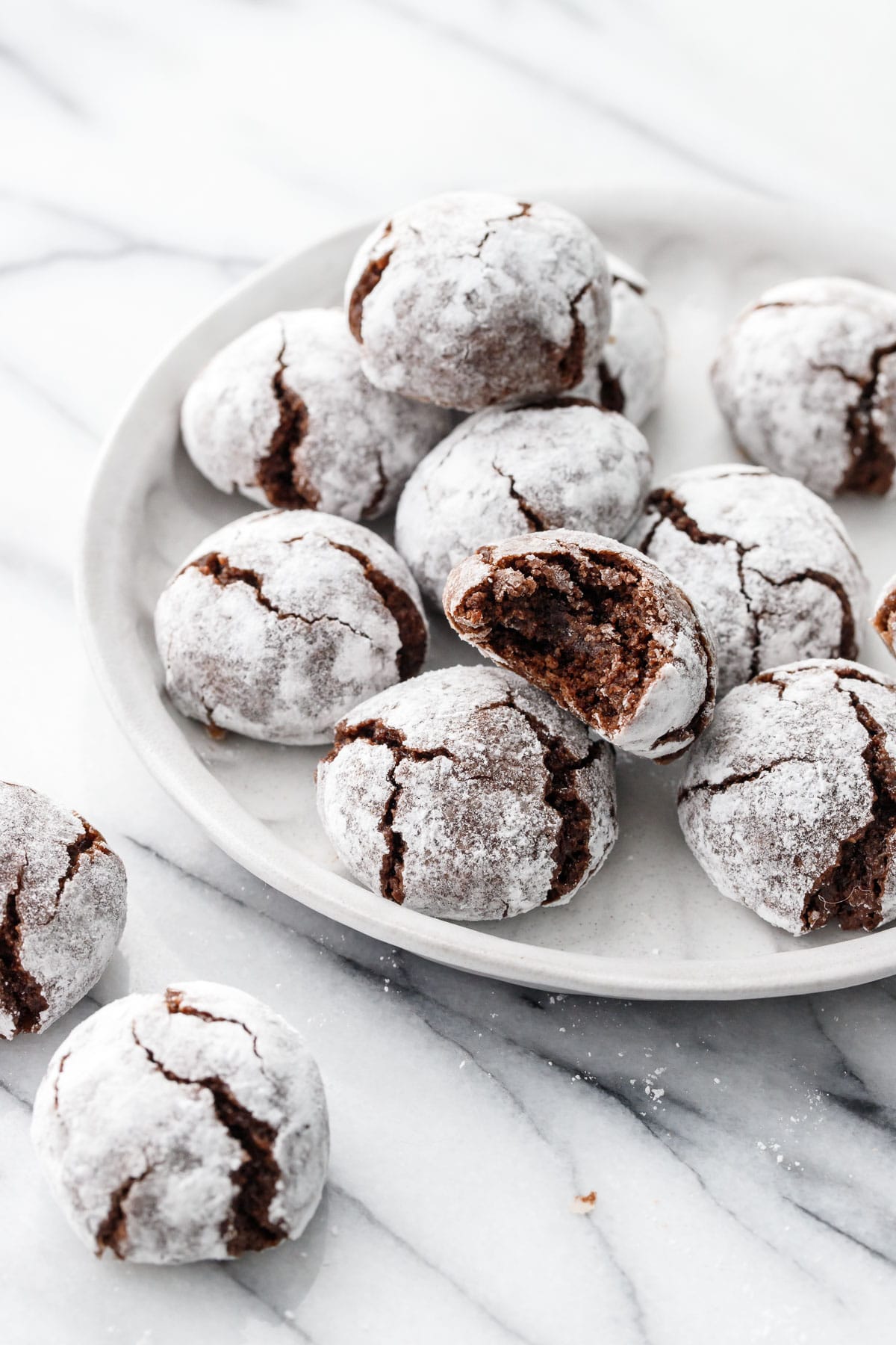 Chocolate Amaretti Cookies | Love and Olive Oil