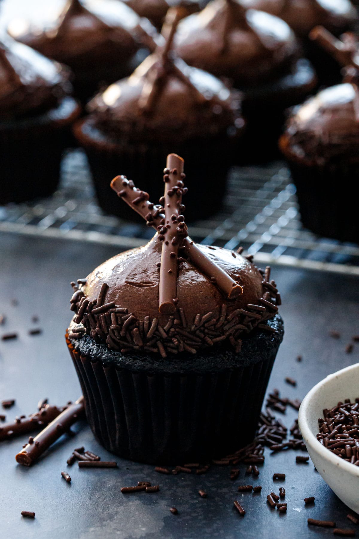 Ultimate Chocolate Cupcakes with Chocolate Cloud Frosting | Love and ...