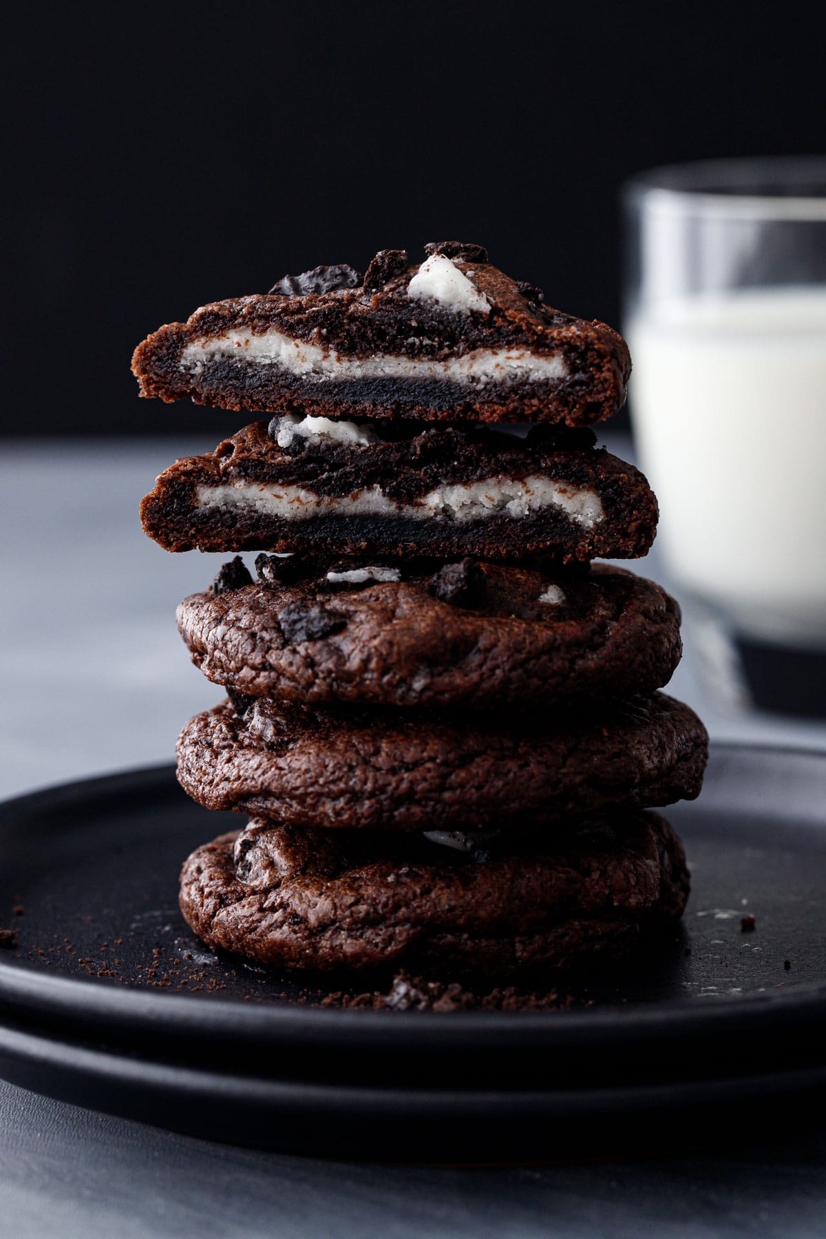 Cream-Stuffed Chocolate Cookies ‘n Cream Cookies | Love and Olive Oil