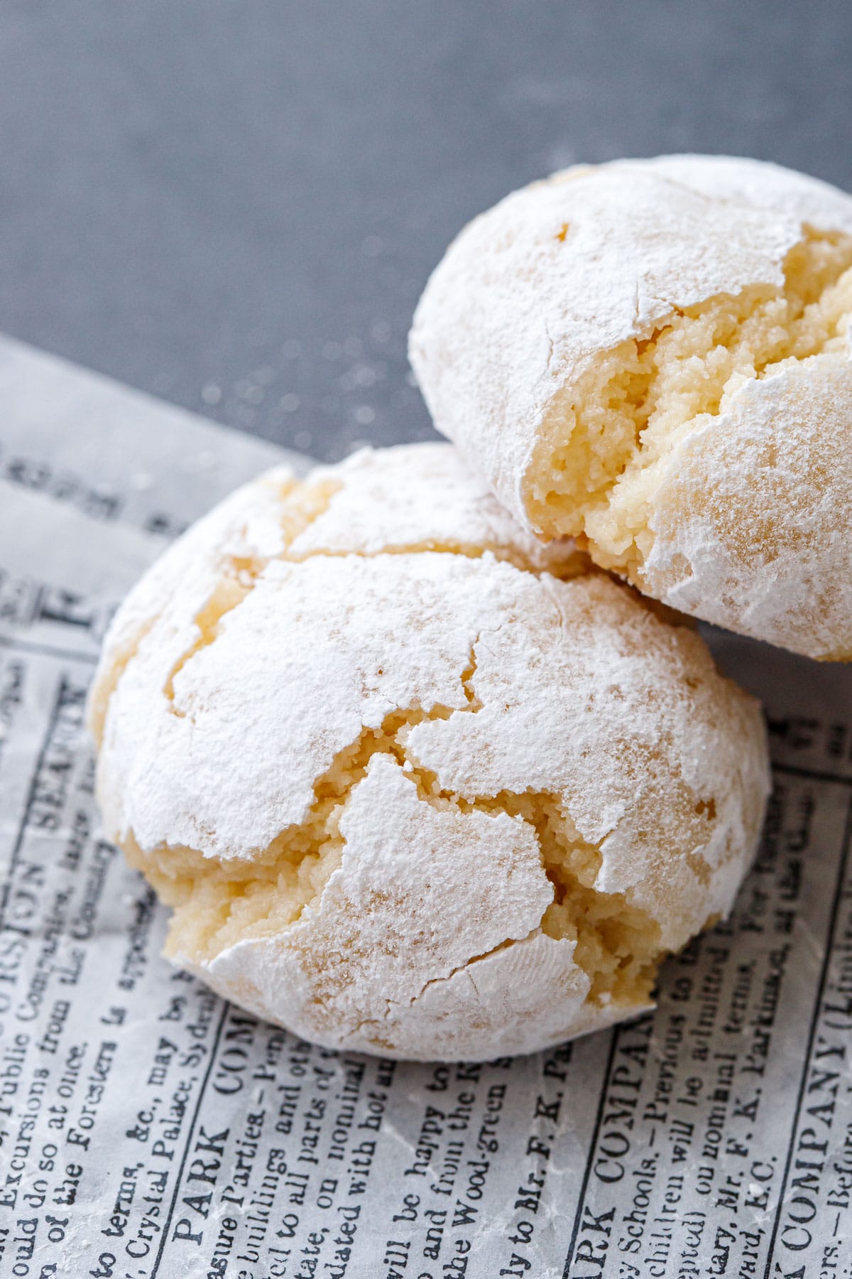 Vegan Aquafaba Amaretti Cookies | Love and Olive Oil