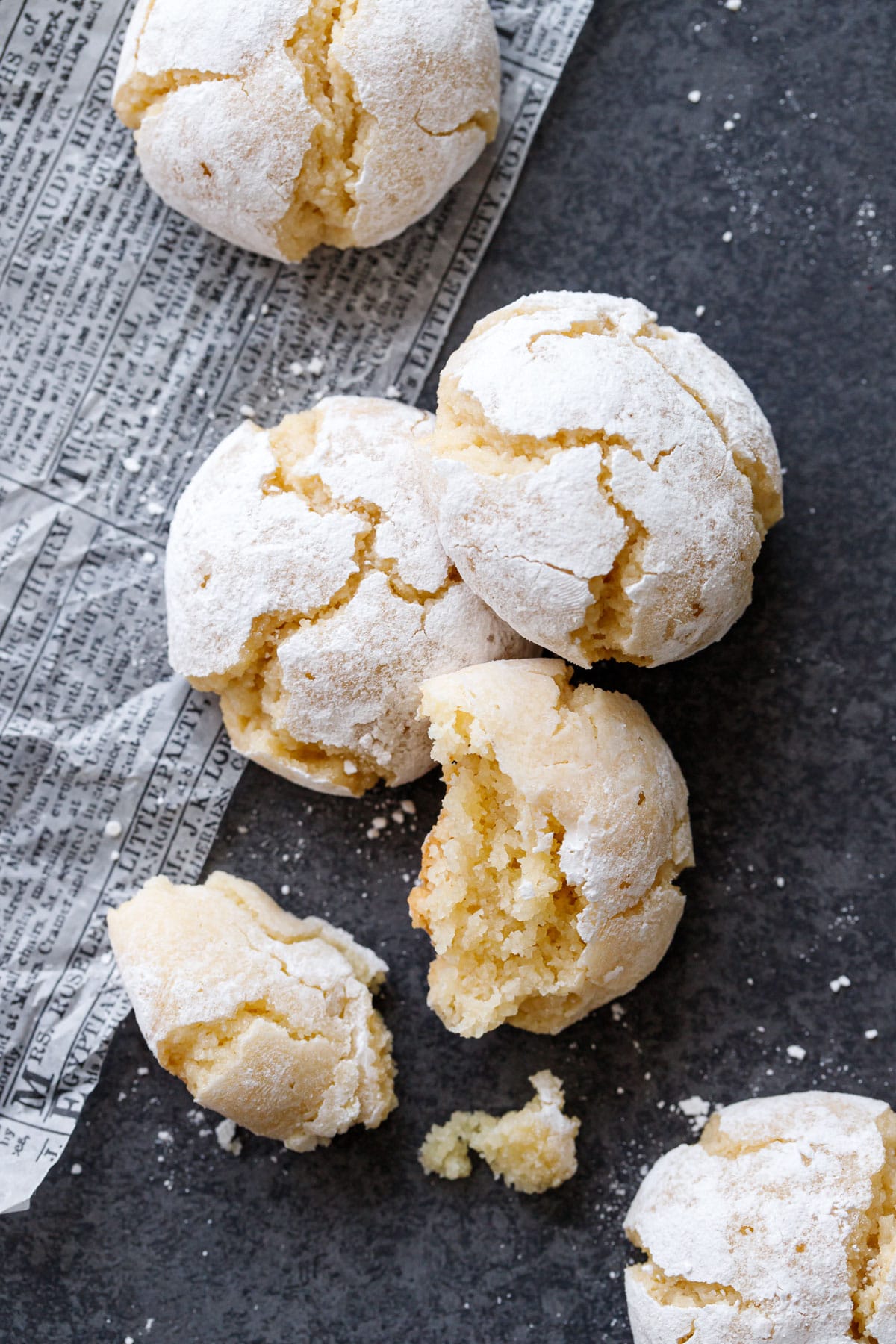 Vegan Aquafaba Amaretti Cookies | Love and Olive Oil