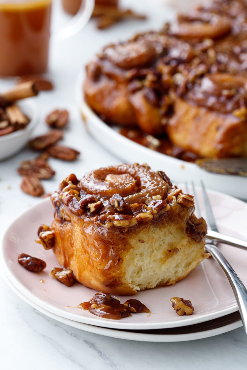 Hot Buttered Rum Sticky Buns | Love and Olive Oil