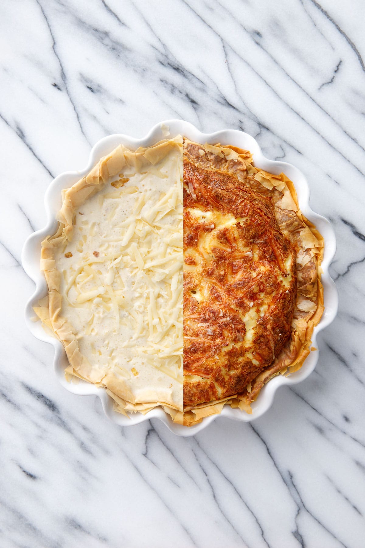 Cheese & Caramelized Onion Quiche | Love and Olive Oil