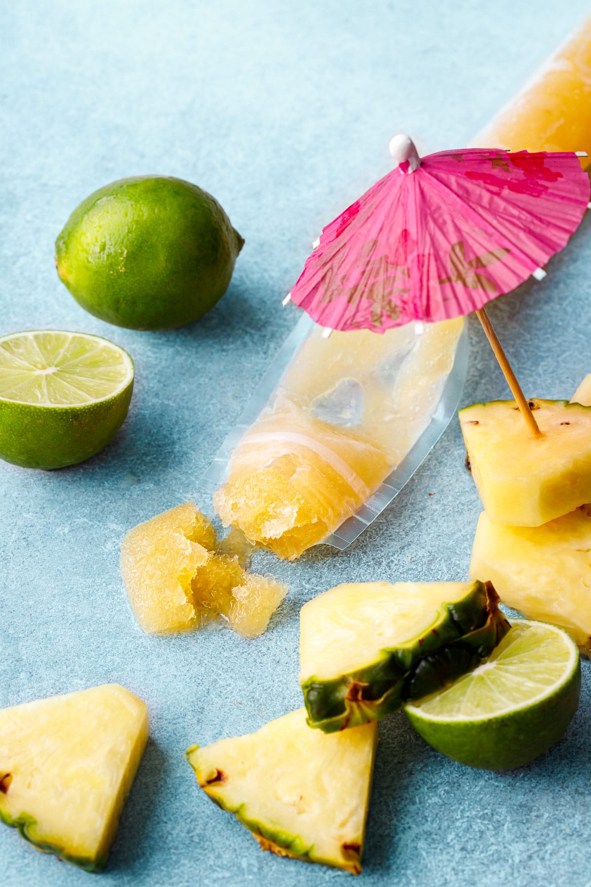 Frozen Mai Tai Slushy Pops | Love and Olive Oil