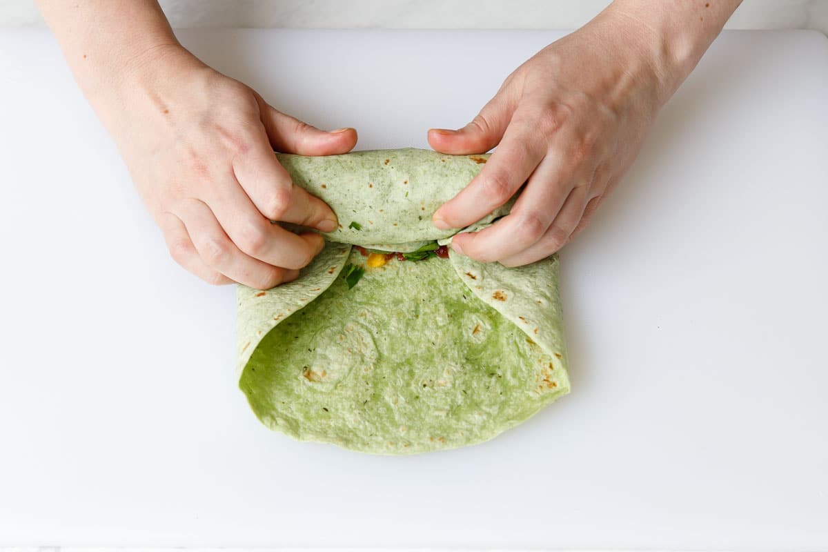 Curried Chicken, Chickpea & Arugula Wraps | Love and Olive Oil
