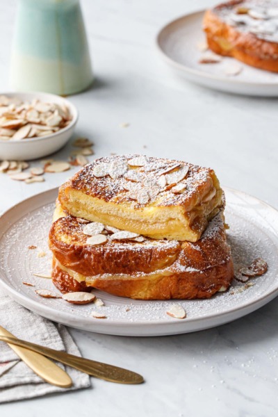 Marzipan-Stuffed French Toast | Love and Olive Oil