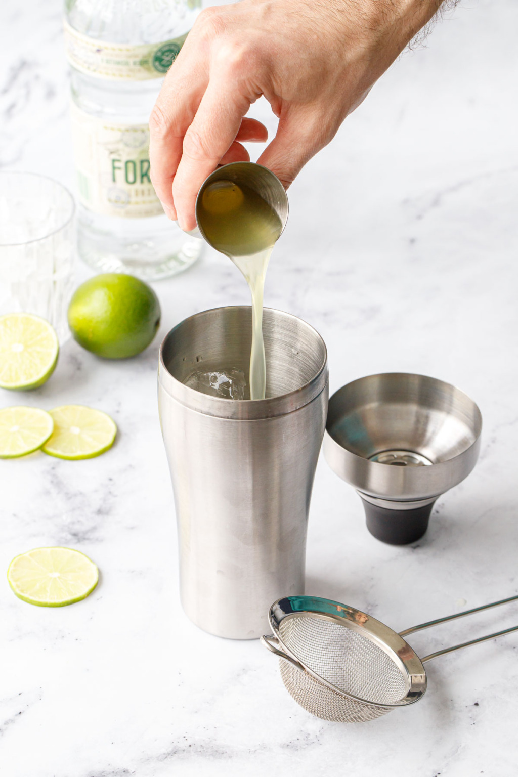 Homemade Lime Cordial (Just 2 ingredients!) | Love and Olive Oil