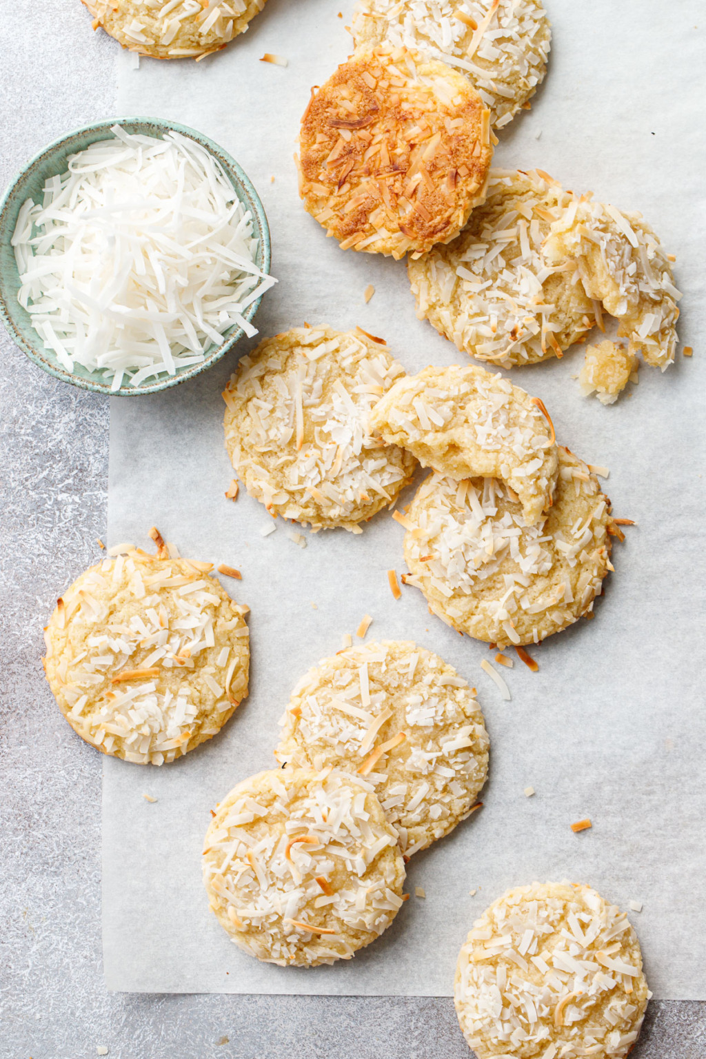 Toasted Coconut Sugar Cookies | Love and Olive Oil