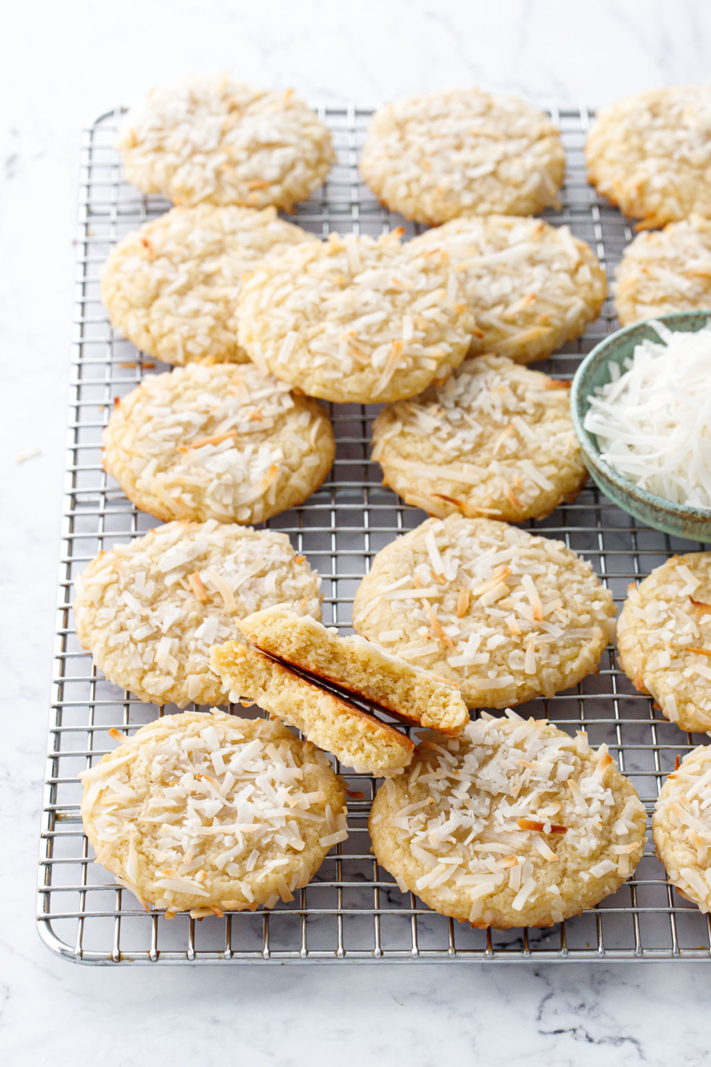 Toasted Coconut Sugar Cookies | Love and Olive Oil