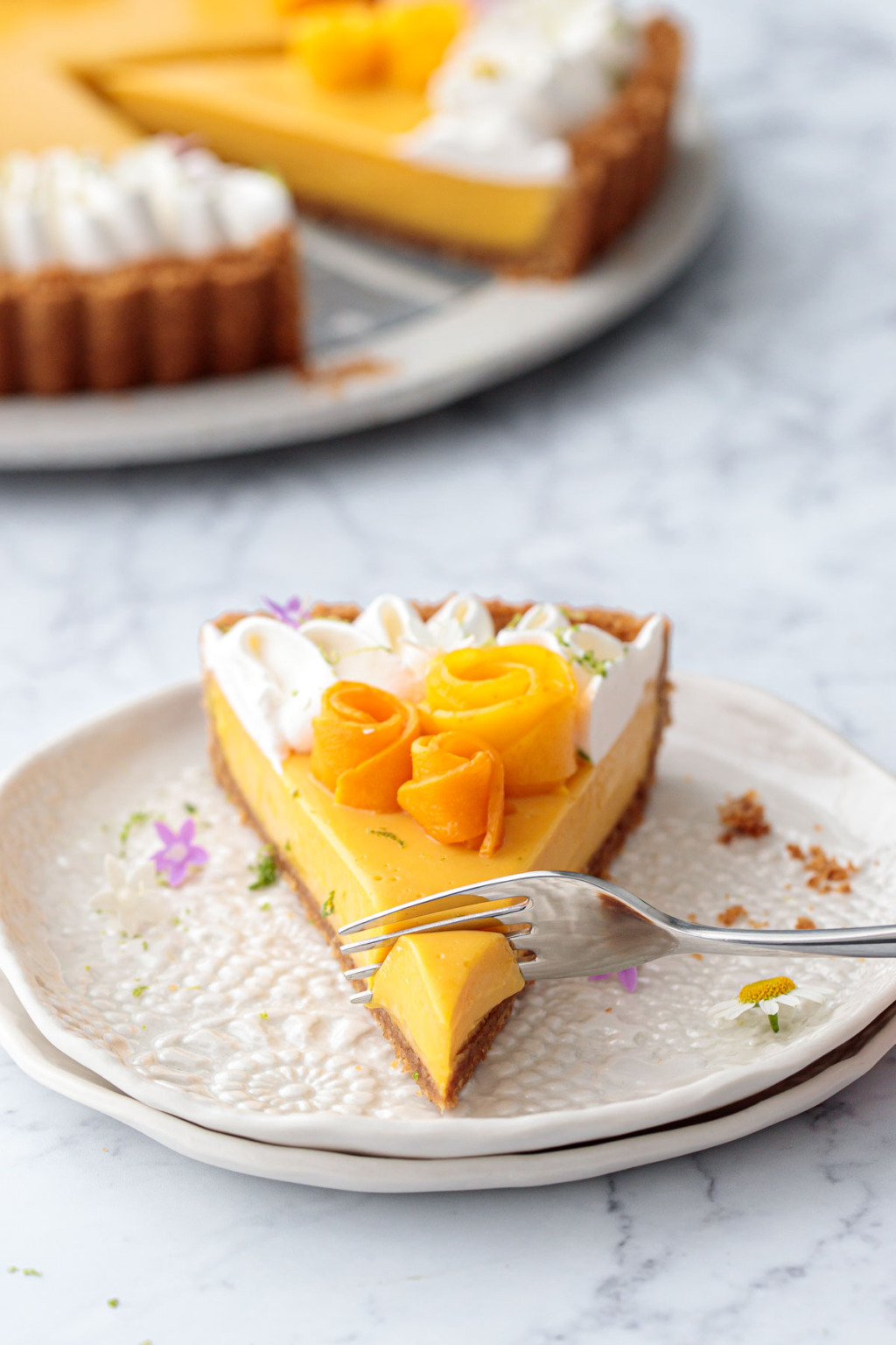 Mango Lime Tart | Love and Olive Oil