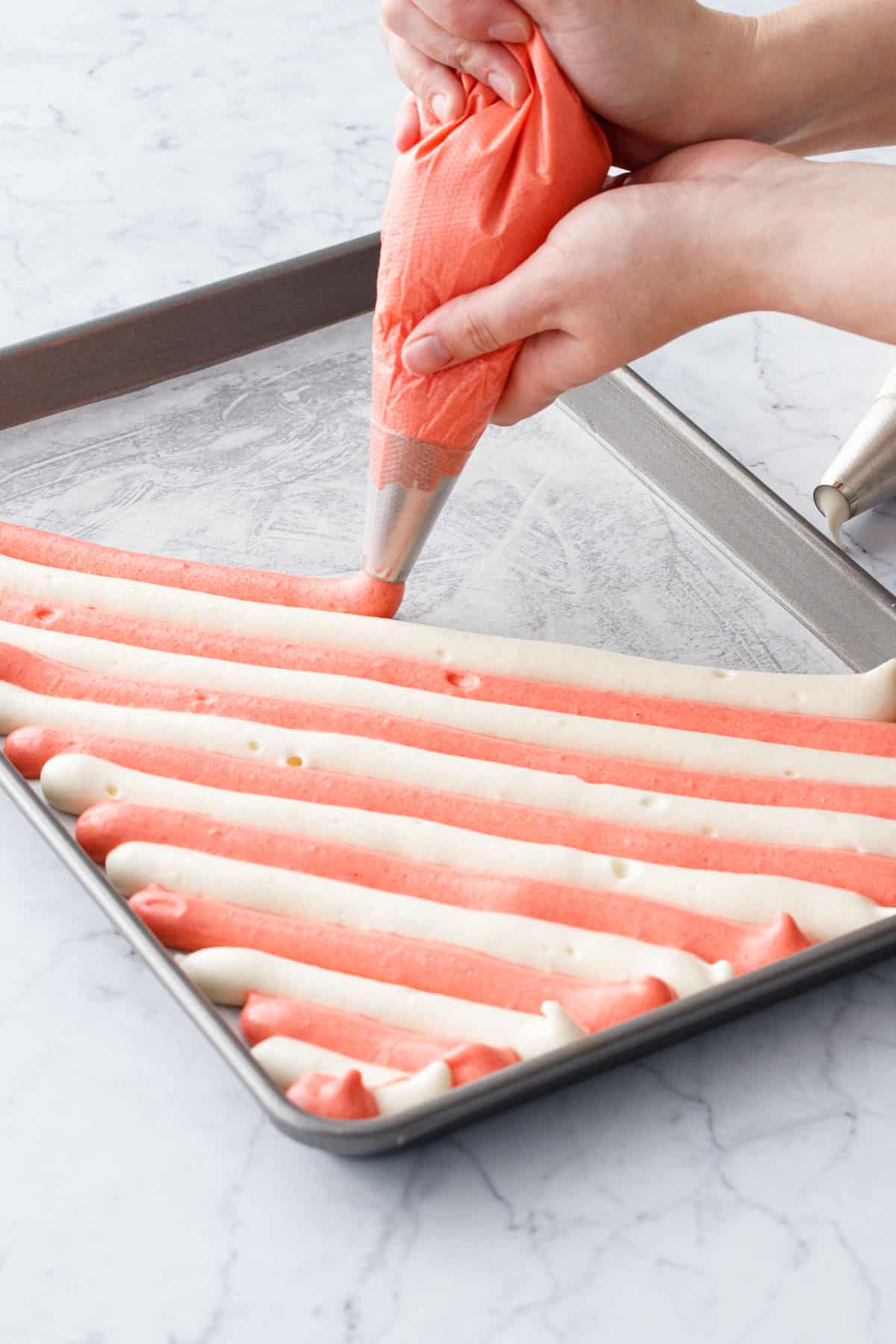 Candy Cane Cake Roll with Chocolate Peppermint Whipped Cream | Love and ...