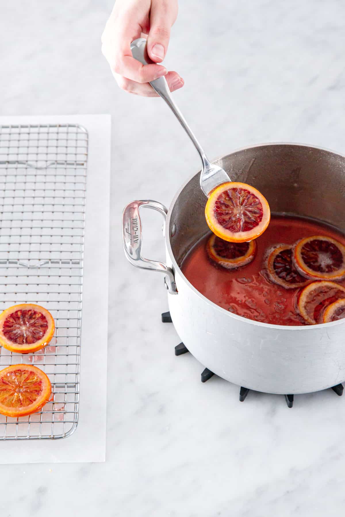 Homemade Candied Blood Orange Slices | Love and Olive Oil
