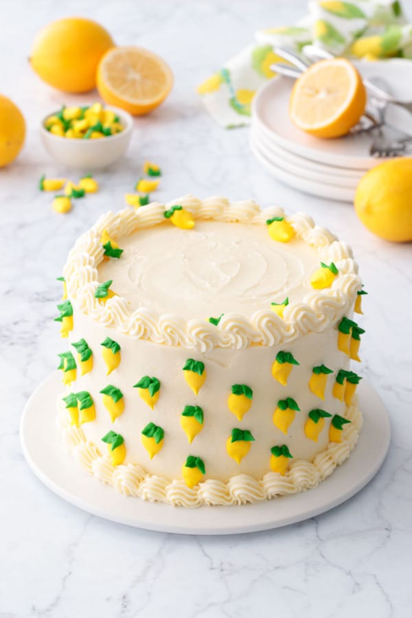 Triple Lemon Layer Cake | Love and Olive Oil