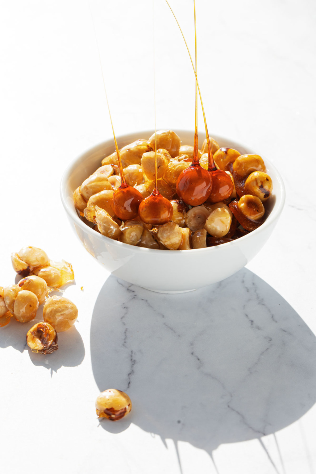 Caramelized Candied Hazelnuts (Clusters and Spikes) | Love and Olive Oil