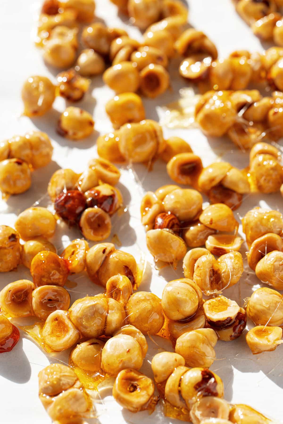 Caramelized Candied Hazelnuts (Clusters and Spikes) | Love and Olive Oil