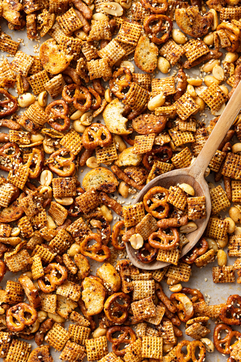 Sweet & Spicy Sesame Snack Mix | Love and Olive Oil