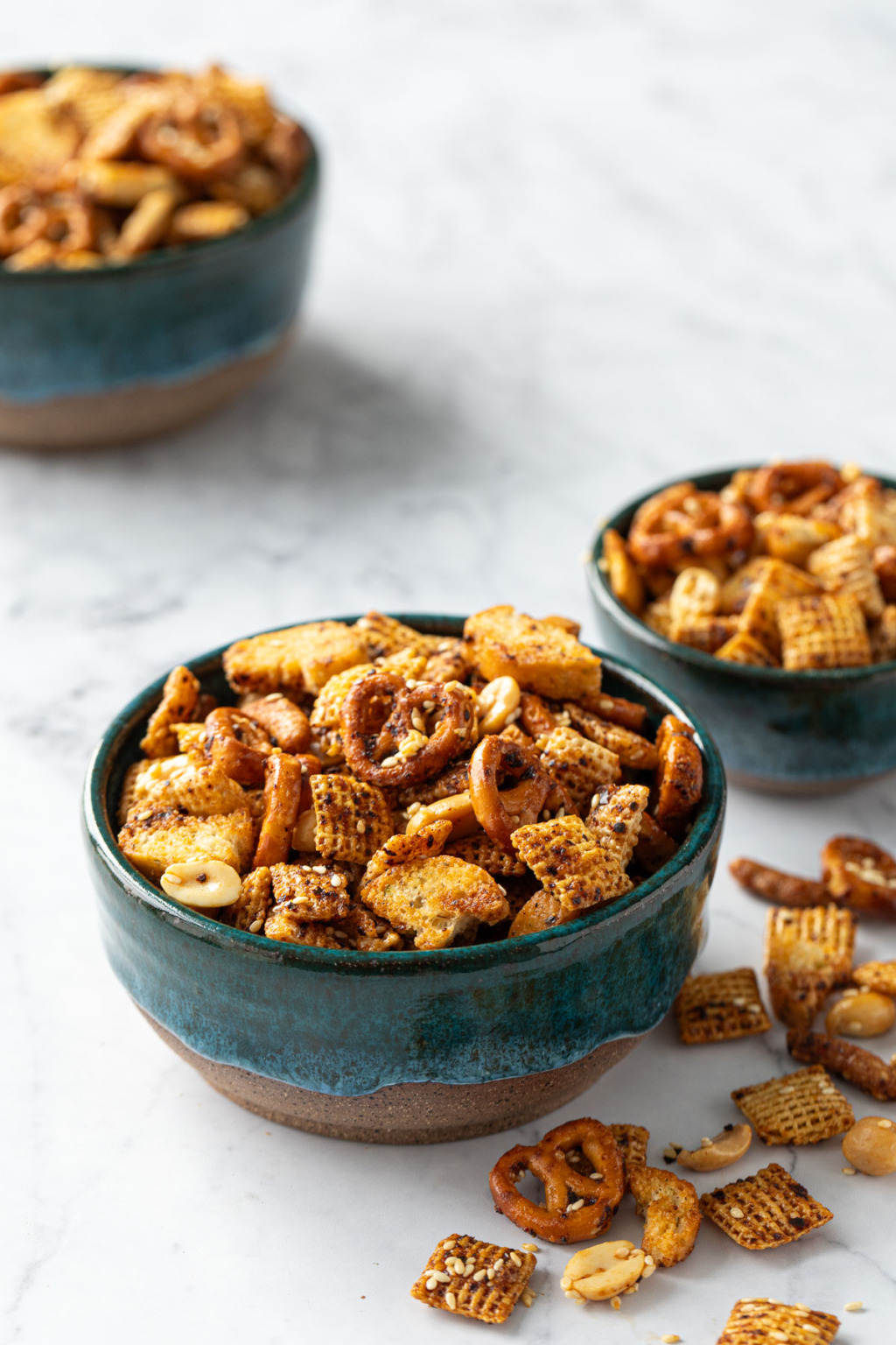 Sweet & Spicy Sesame Snack Mix | Love and Olive Oil