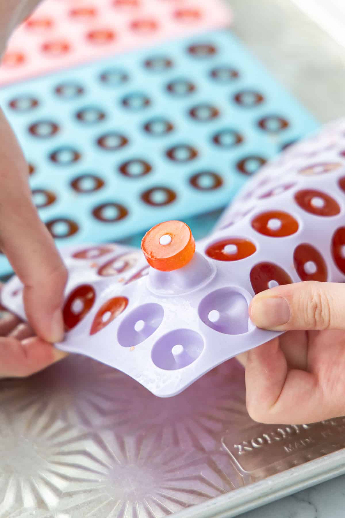 Homemade Gummy Peach Rings (made with Real Fruit and Gelatin) | Love ...