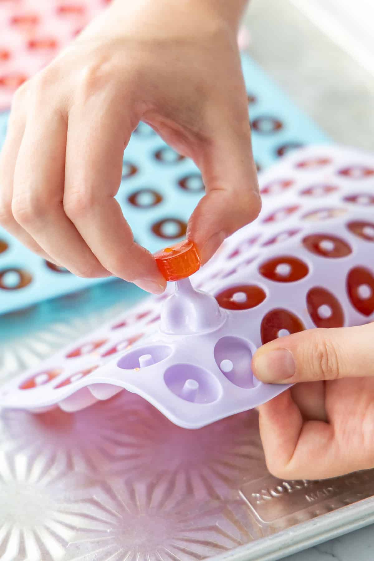 Homemade Gummy Peach Rings (made with Real Fruit and Gelatin) | Love ...