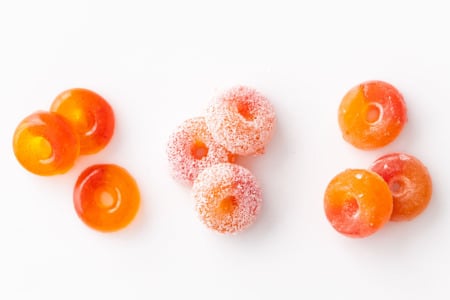 Homemade Gummy Peach Rings (made with Real Fruit and Gelatin) | Love ...
