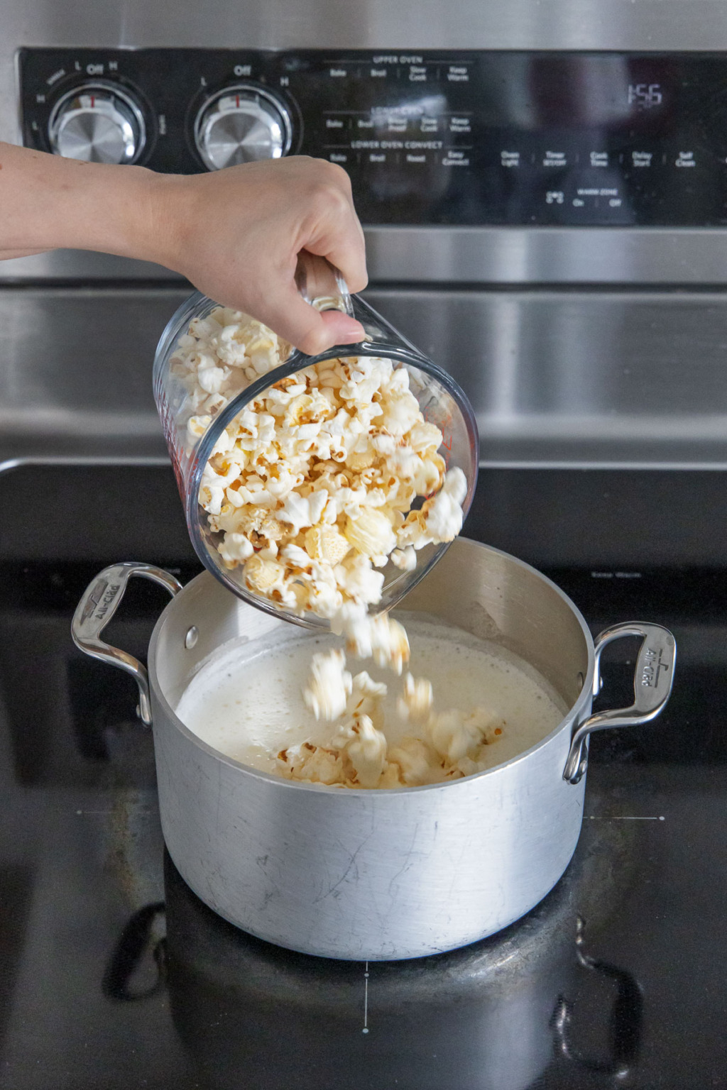 Buttered Popcorn Ice Cream (Eggless!) | Love and Olive Oil