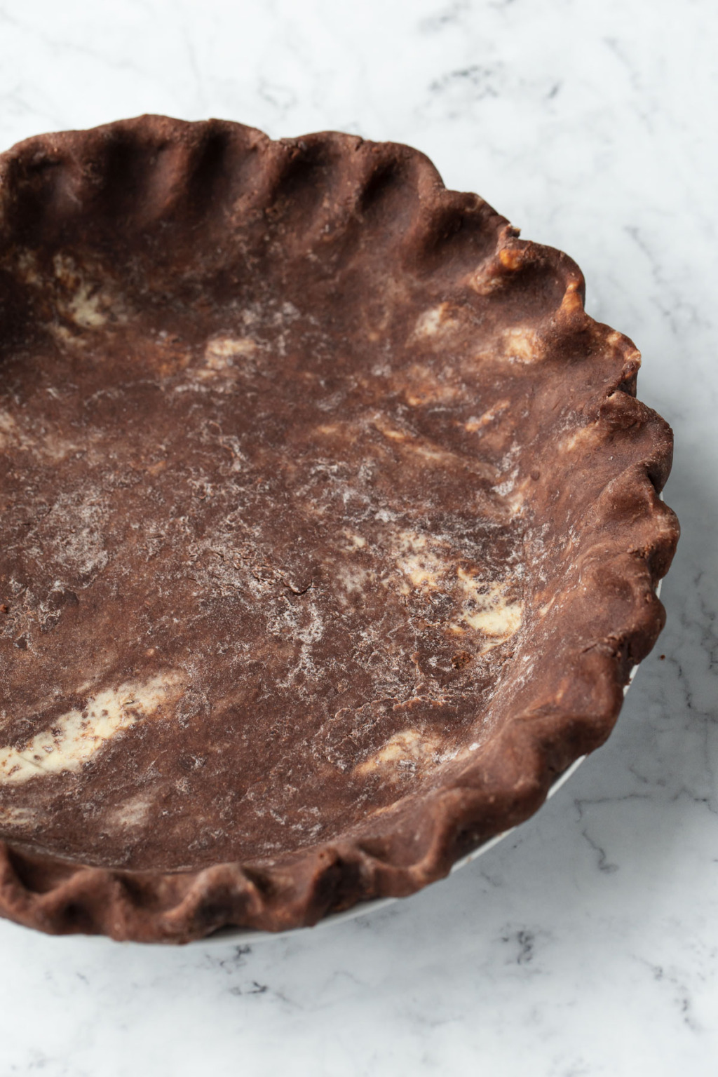 Flaky Chocolate Pie Crust | Love and Olive Oil