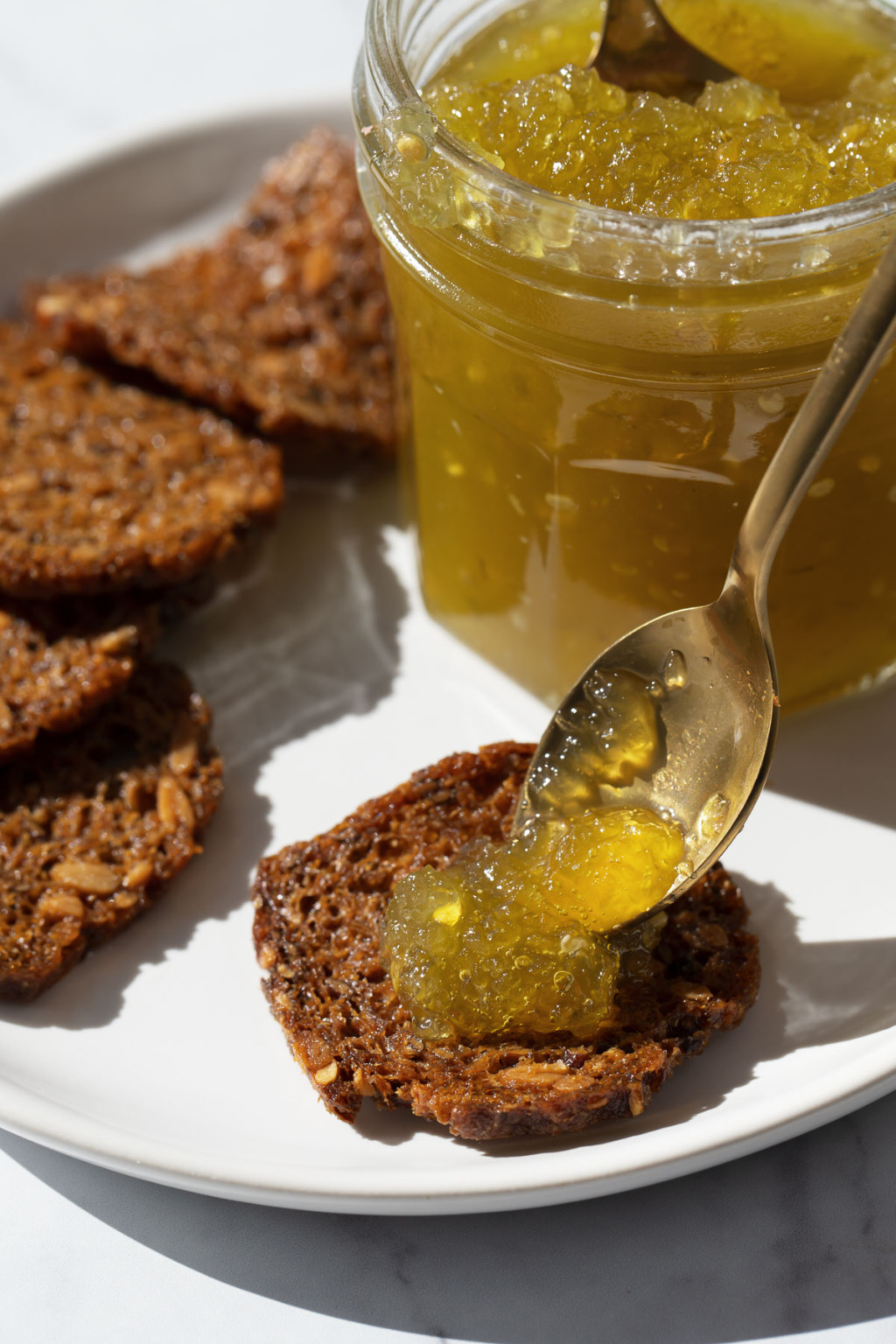 Old-Fashioned Green Tomato Jam with Lime & Cinnamon | Love and Olive Oil