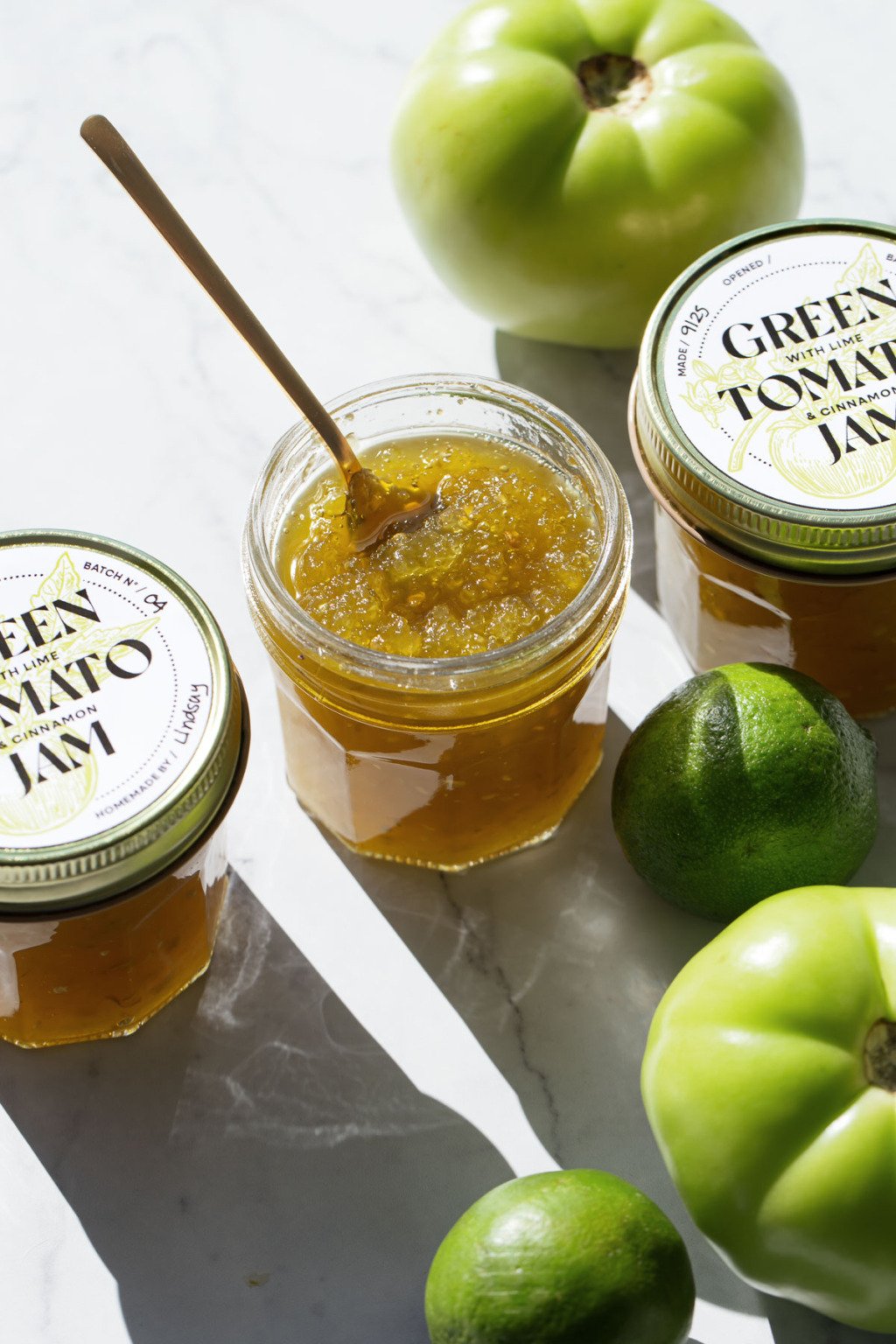 Old-Fashioned Green Tomato Jam with Lime & Cinnamon | Love and Olive Oil