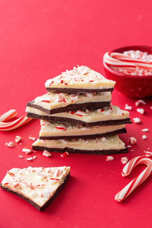 Homemade Peppermint Bark (Small Batch) | Love and Olive Oil