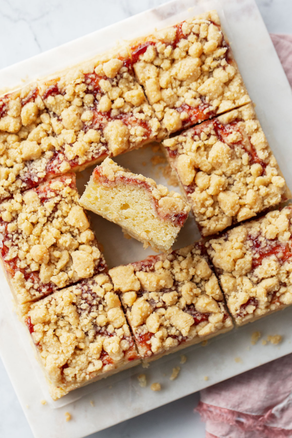 Jammy Sour Cream Crumb Cake | Love and Olive Oil